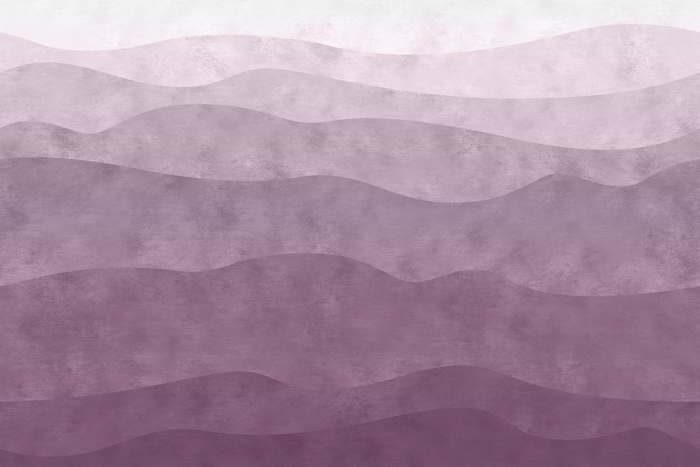 Calm Mountain Waves violet - happywall.com