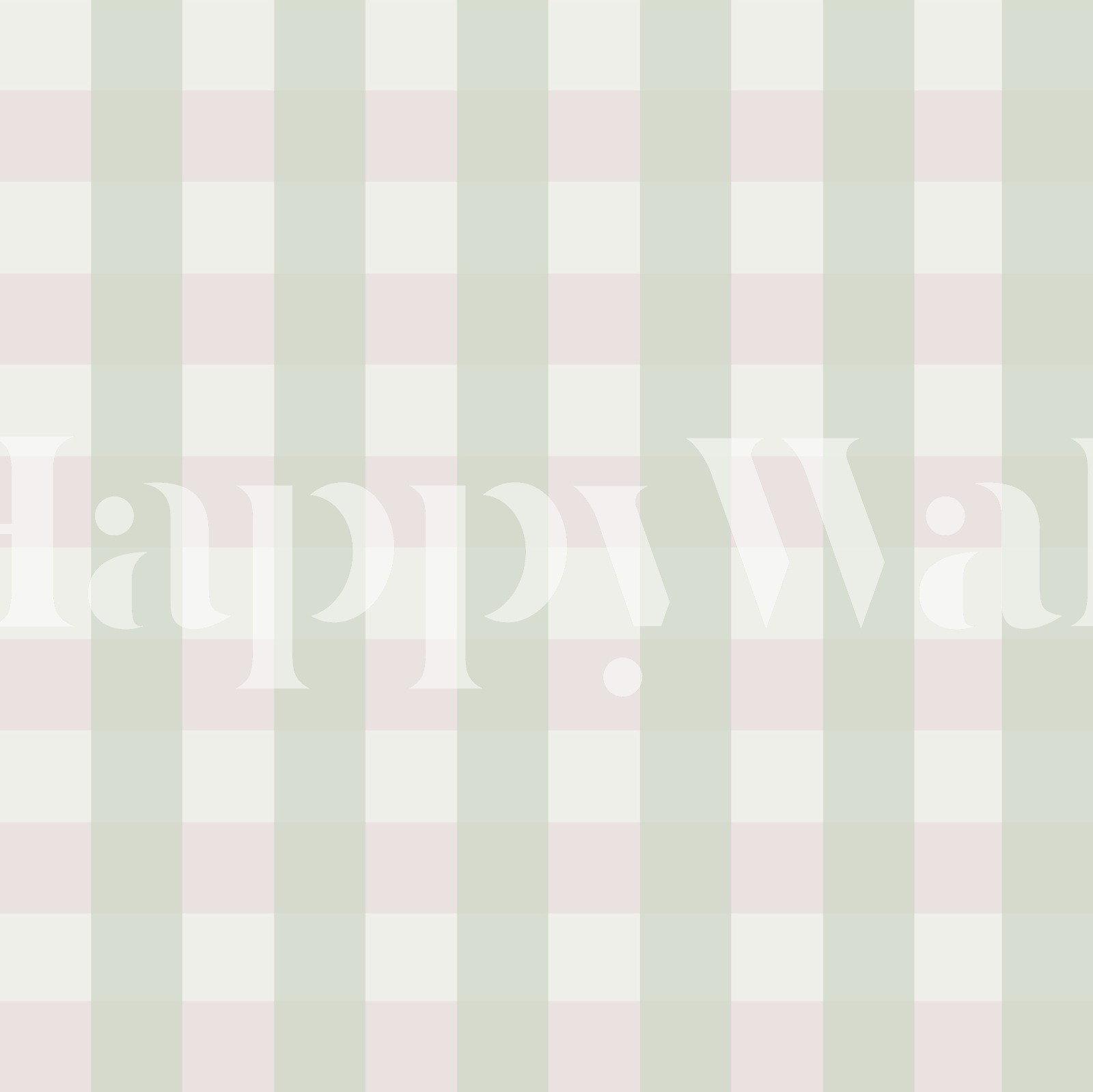 Pastel Green Gingham Wallpaper for Home Decor