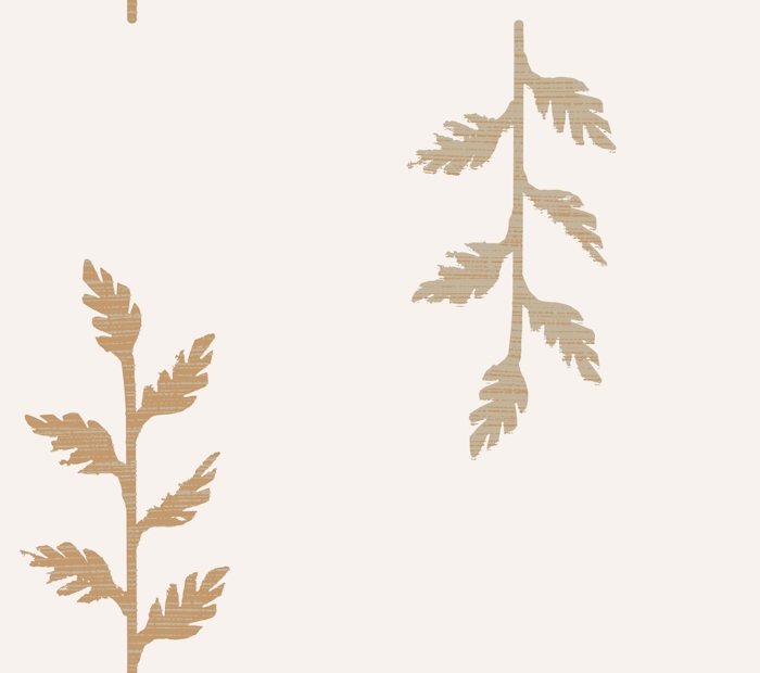 Earthy Leaf Design Wallpaper - Happywall.com
