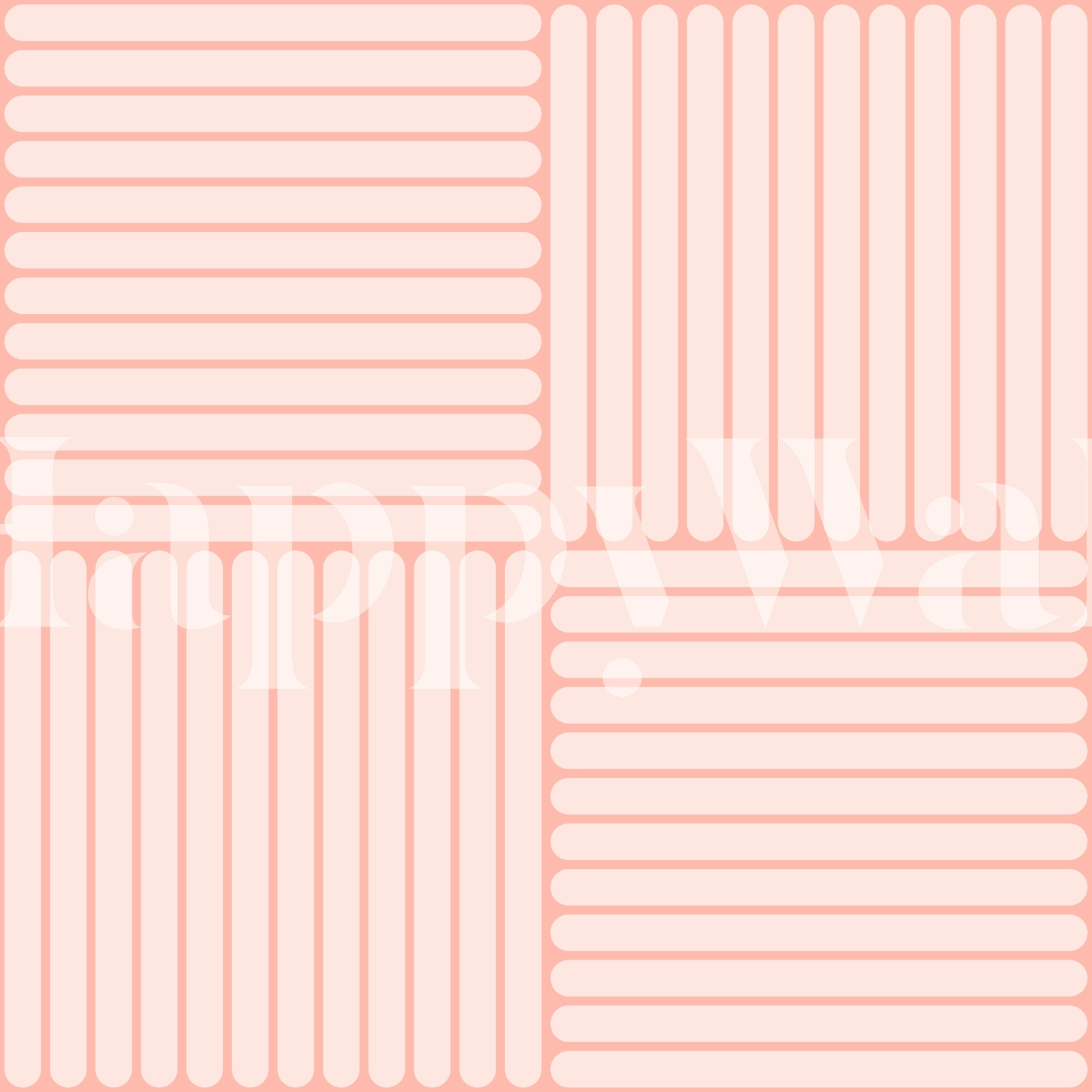 Japandi Grid Wallpaper – Happywall