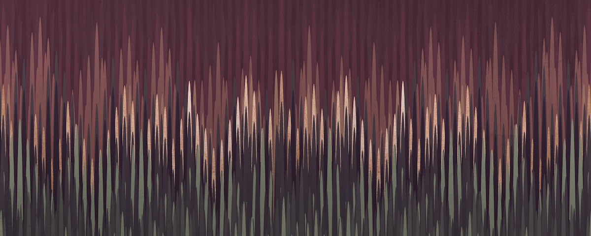 Geometric Wave Wallpaper - Unique Wall Decor | Happywall