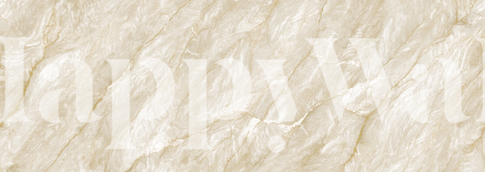 Golden Ivory Quartzite Flow wallpaper | Happywall