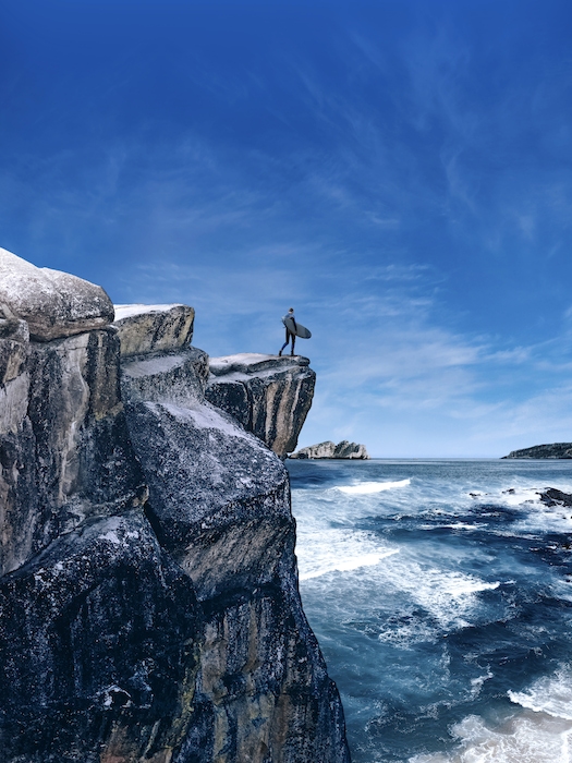 Surf and Mountain Wallpaper - Buy Online from Happywall