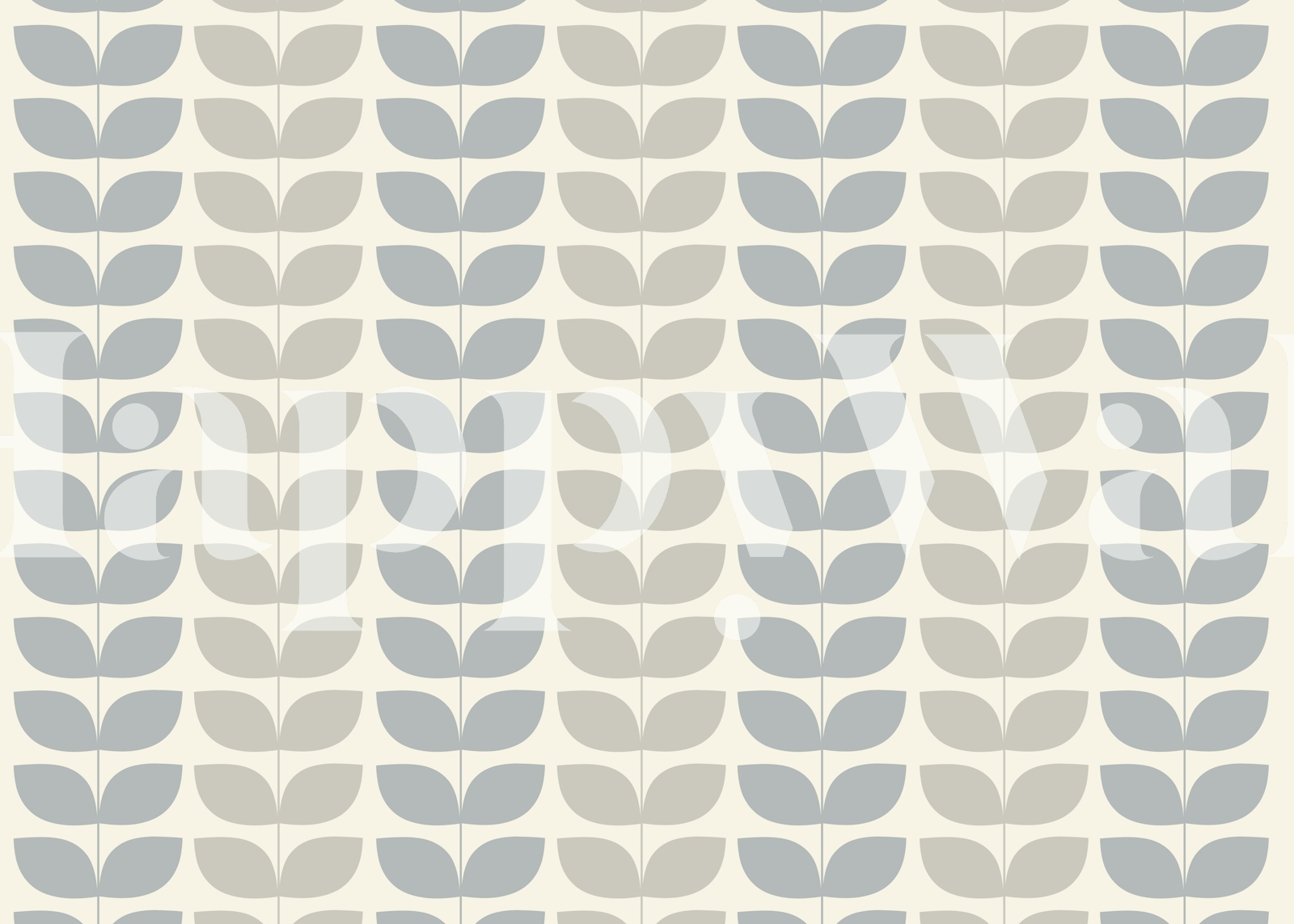 Danish Pattern Neutral Greige Wallpaper
