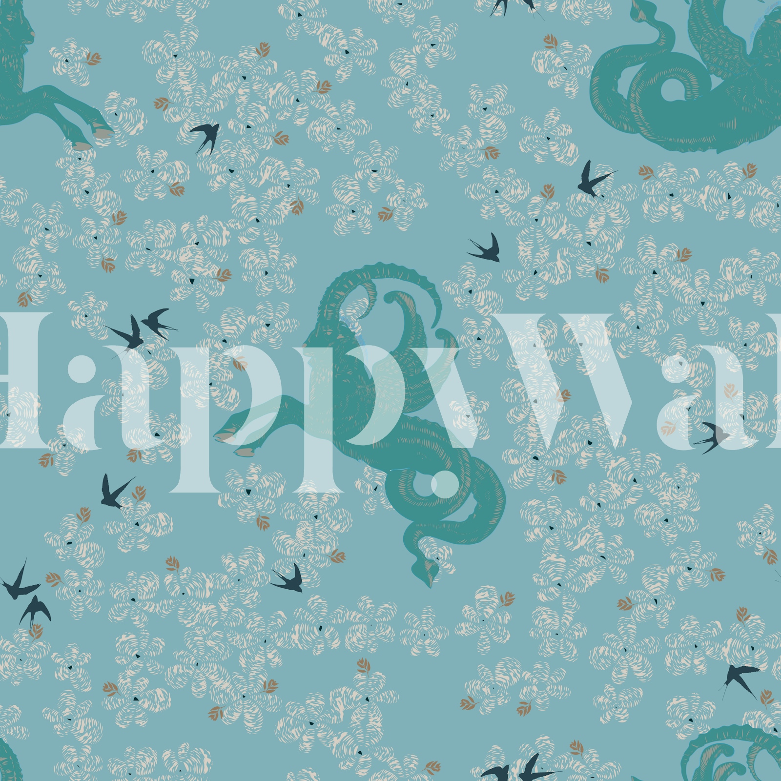Mystical meadow wallpaper | happywall.com