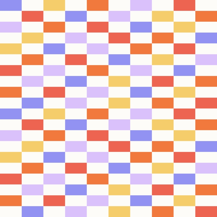 Colorful Checkered Striped Wallpaper