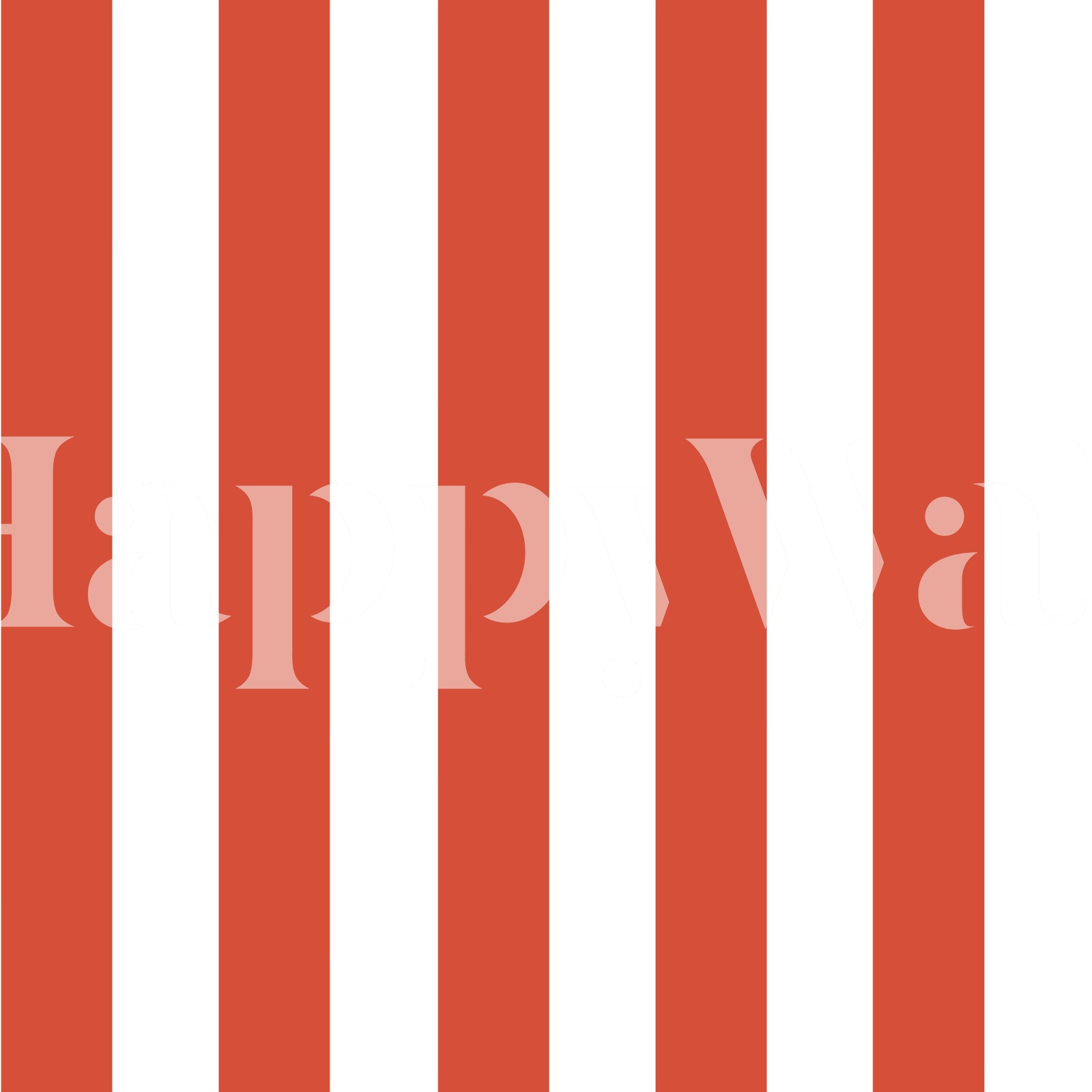 Red Candy Stripe Wallpaper for Kids