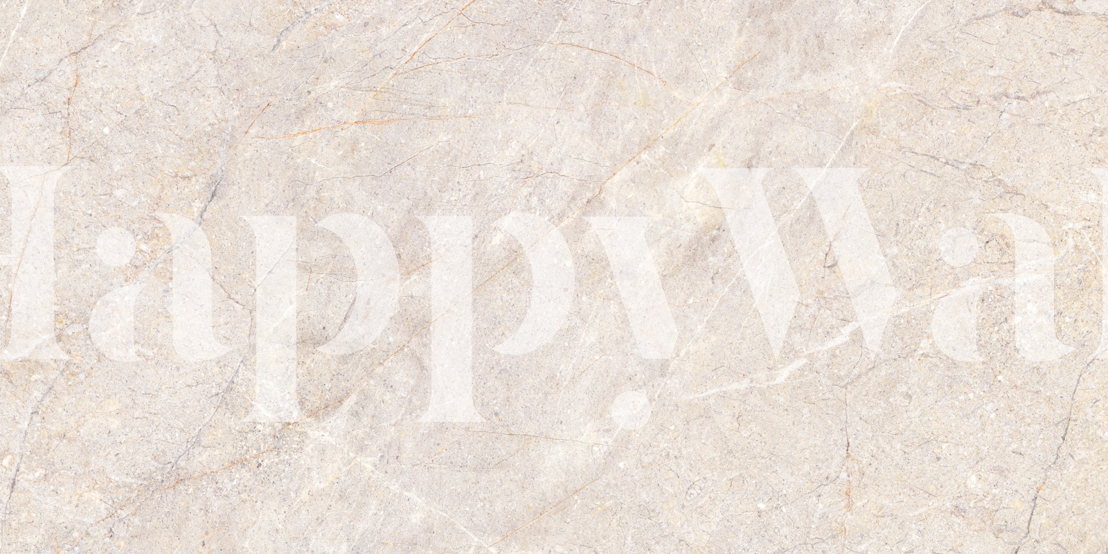 Warm Fossil Ivory Vein Marble - Happywall.com