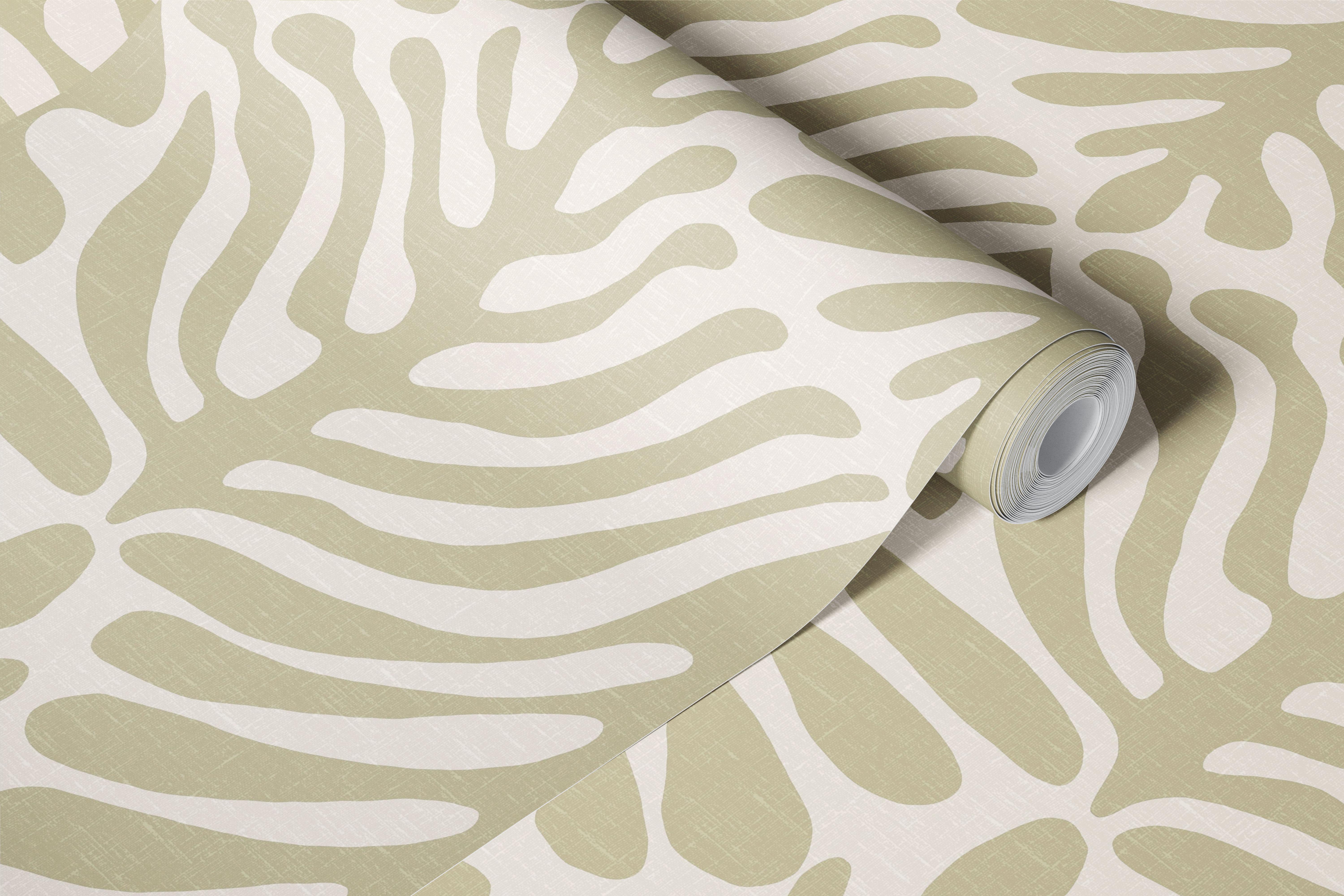 Organic Zebra Flow Wallpaper | happywall.com