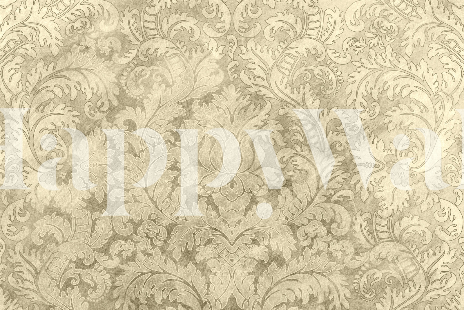 Vintage Sepia Foliage Wallpaper for Elegant Interiors