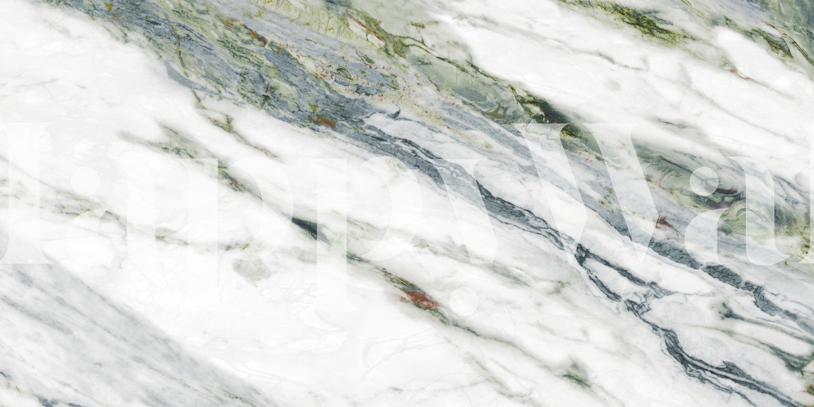 Green Marble Pattern Wallpaper for Modern Rooms