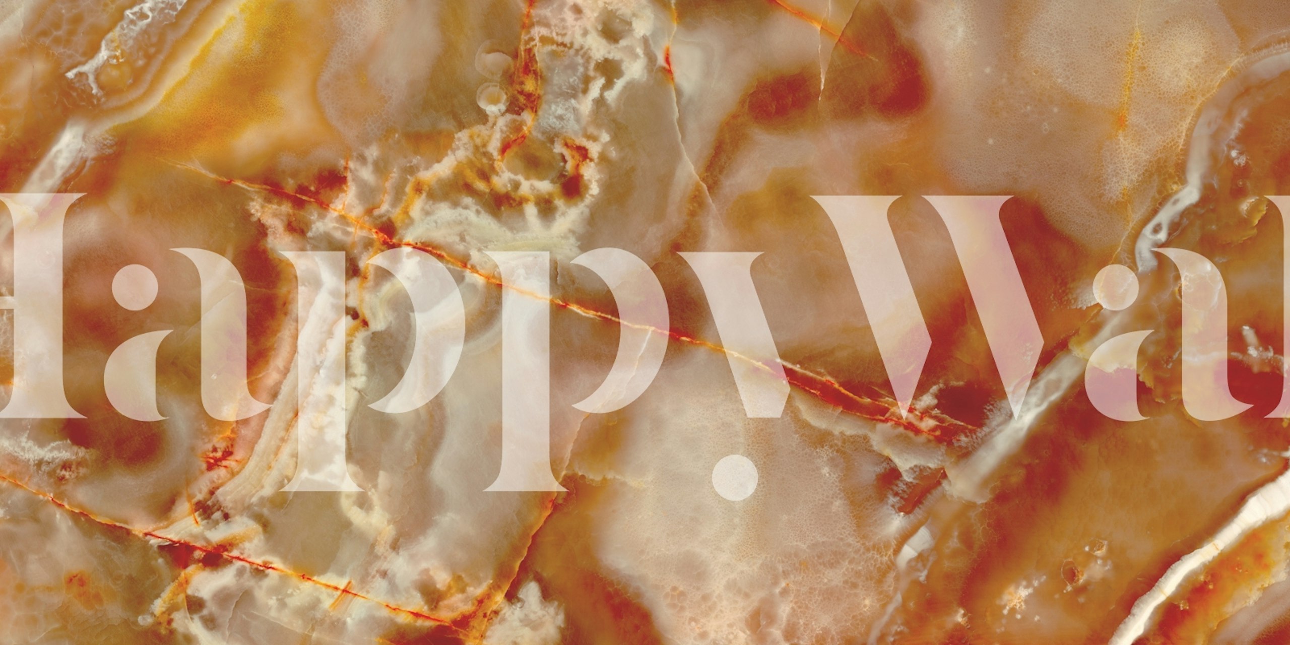 Molten Gold Onyx Natural Stone Wallpaper