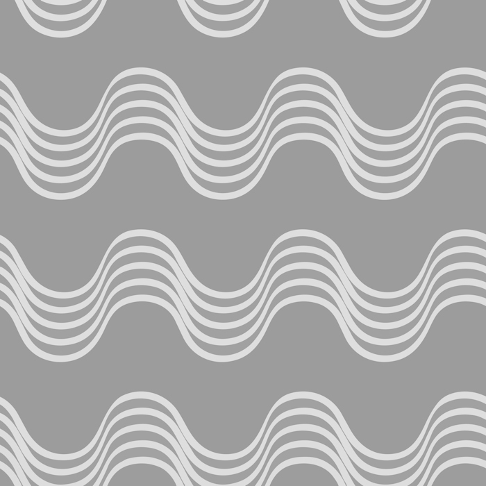 Gray Geometric Wave Wallpaper for Modern Rooms