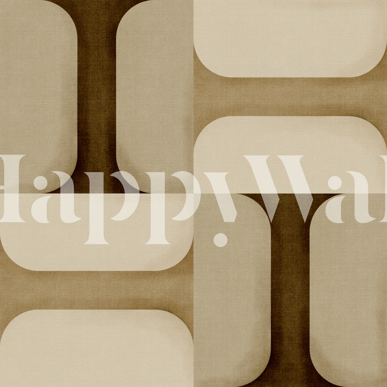Modern Earthy Geometric Wallpaper