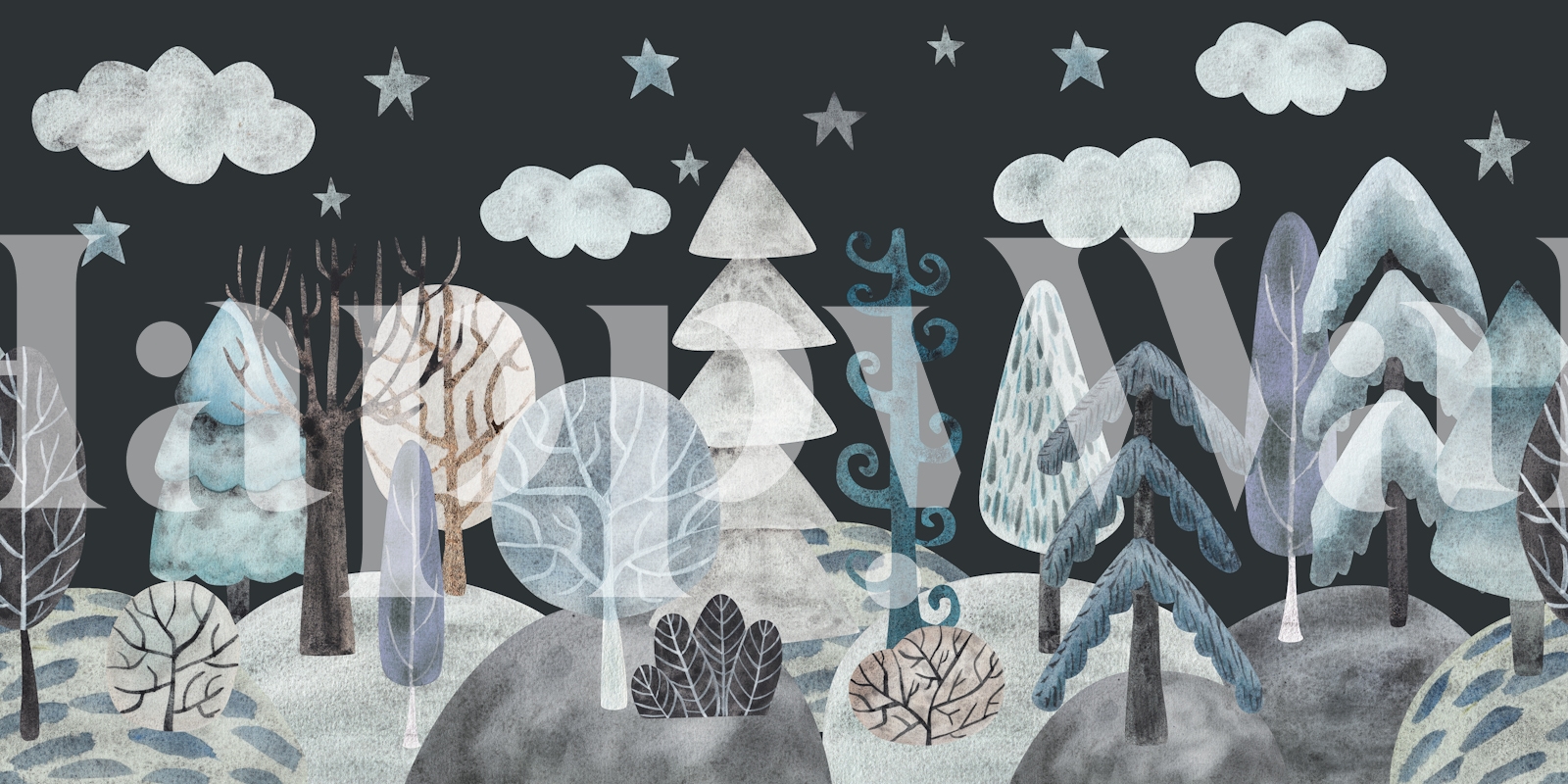 Winter Woodland Tree Wallpaper