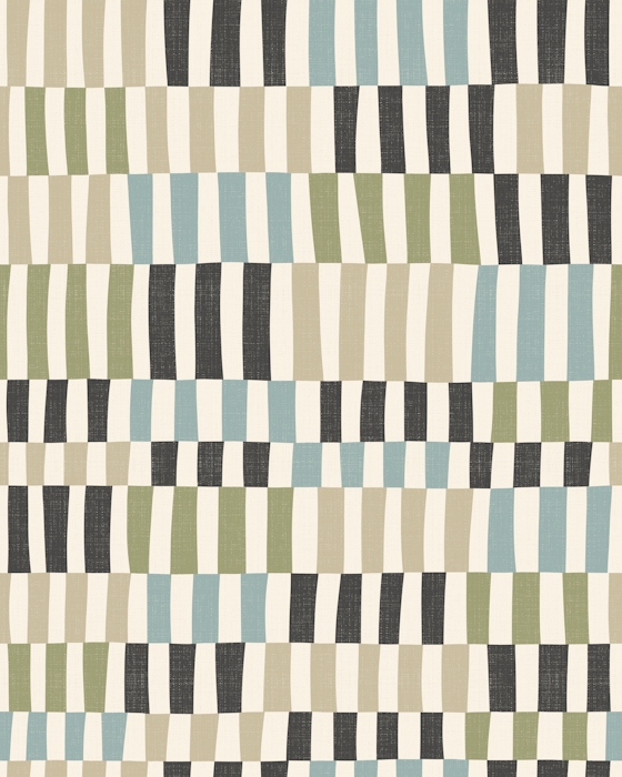 Geometric Black Blue Green Wallpaper