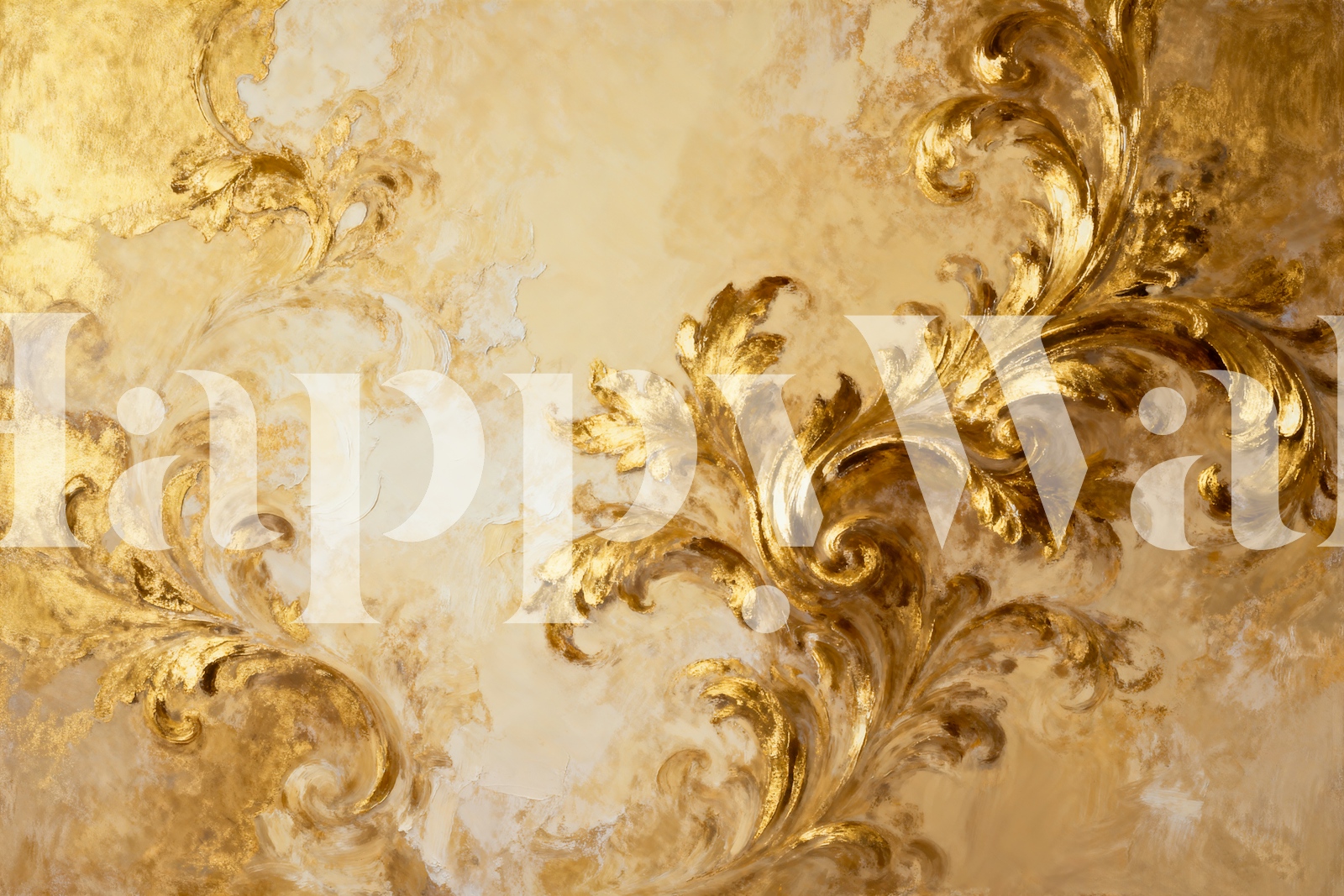 Baroque Stucco Wallpaper | happywall.com