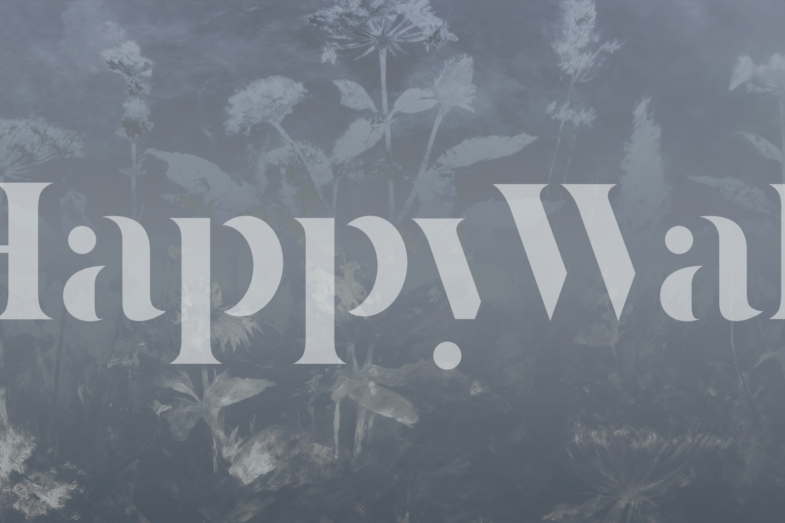 Misty Wildflower Meadow Wallpaper