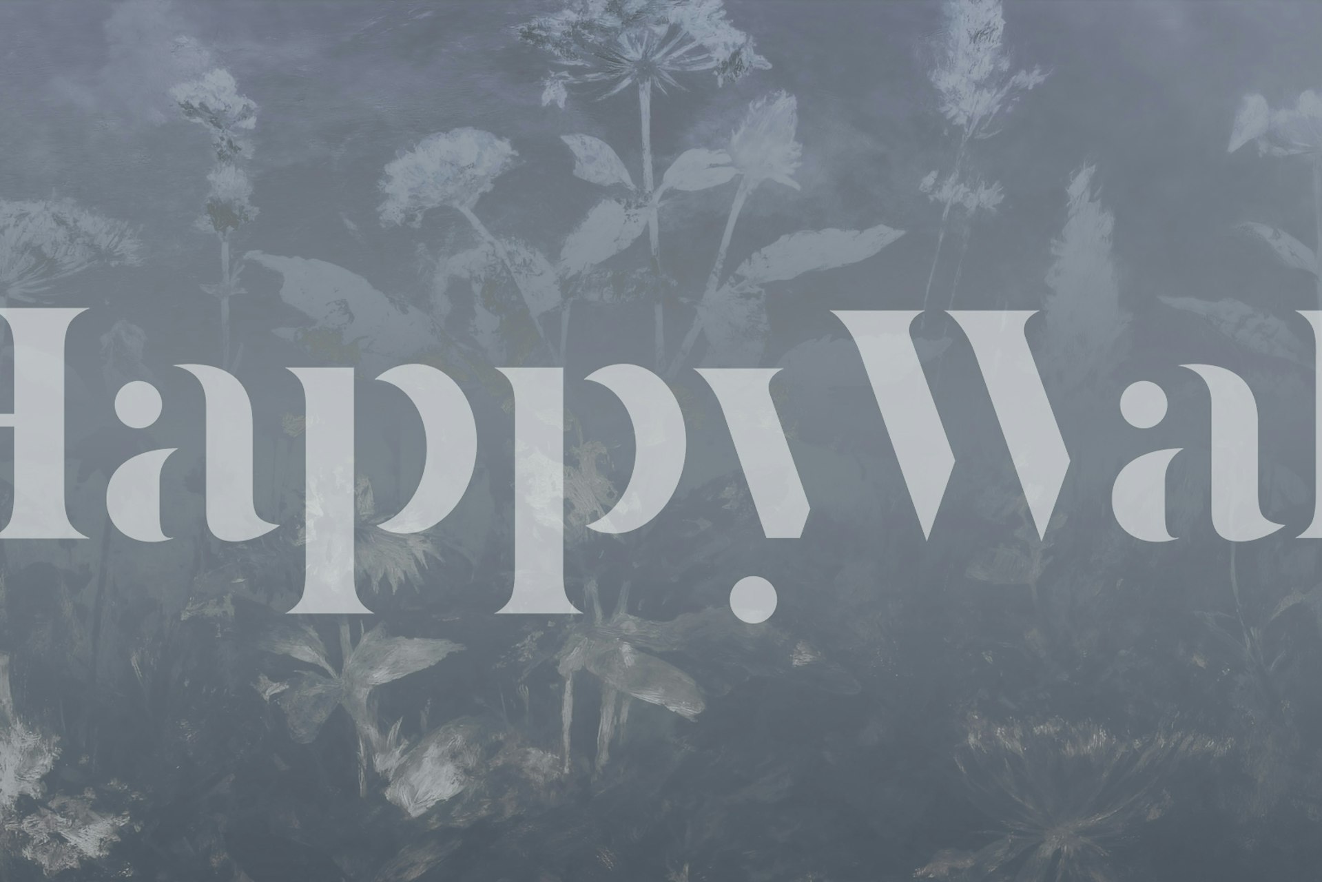 Misty Wildflower Meadow Papel tapiz