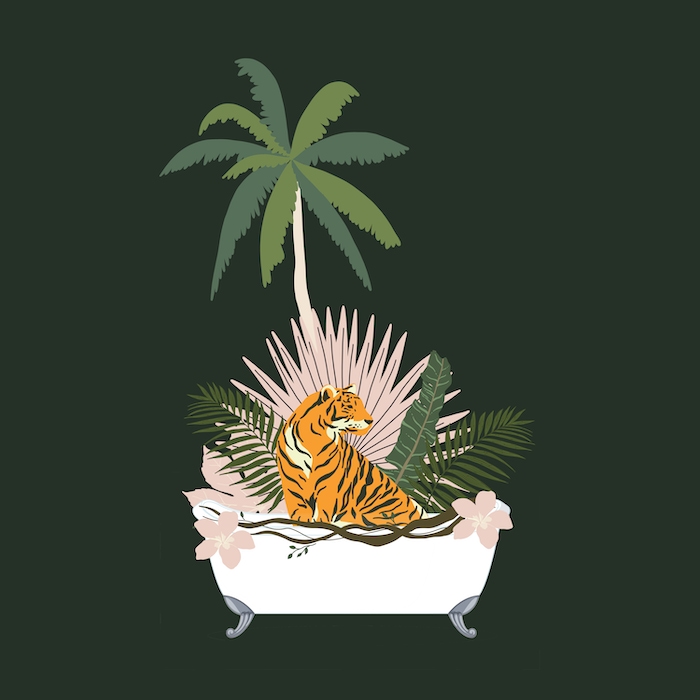 Jungle Spa Wallpaper - Create a Relaxing Oasis in Your Home