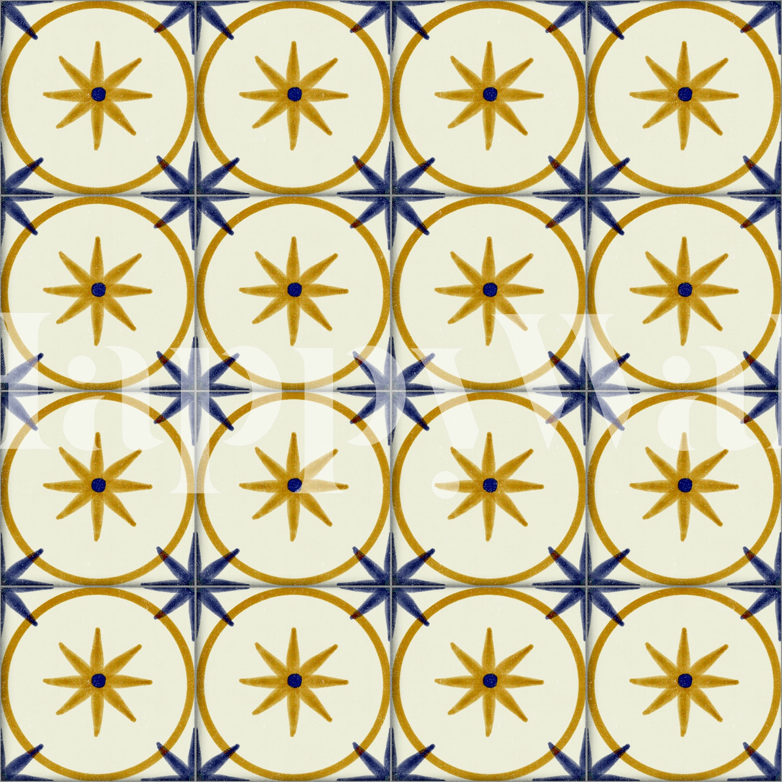 Farmhouse Timeless Backsplash Gold | HappyWall