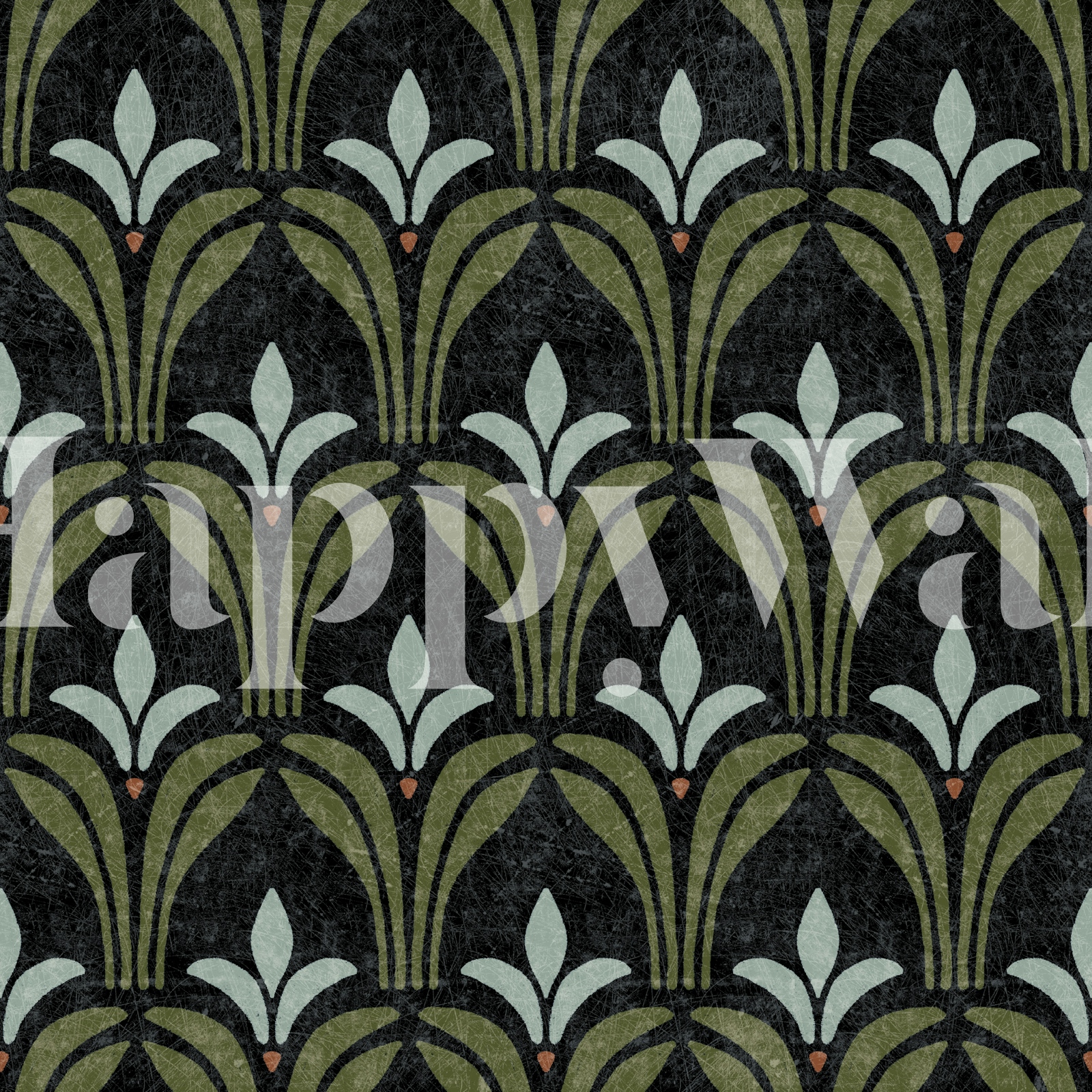 Meri Green Wallpaper | happywall.com