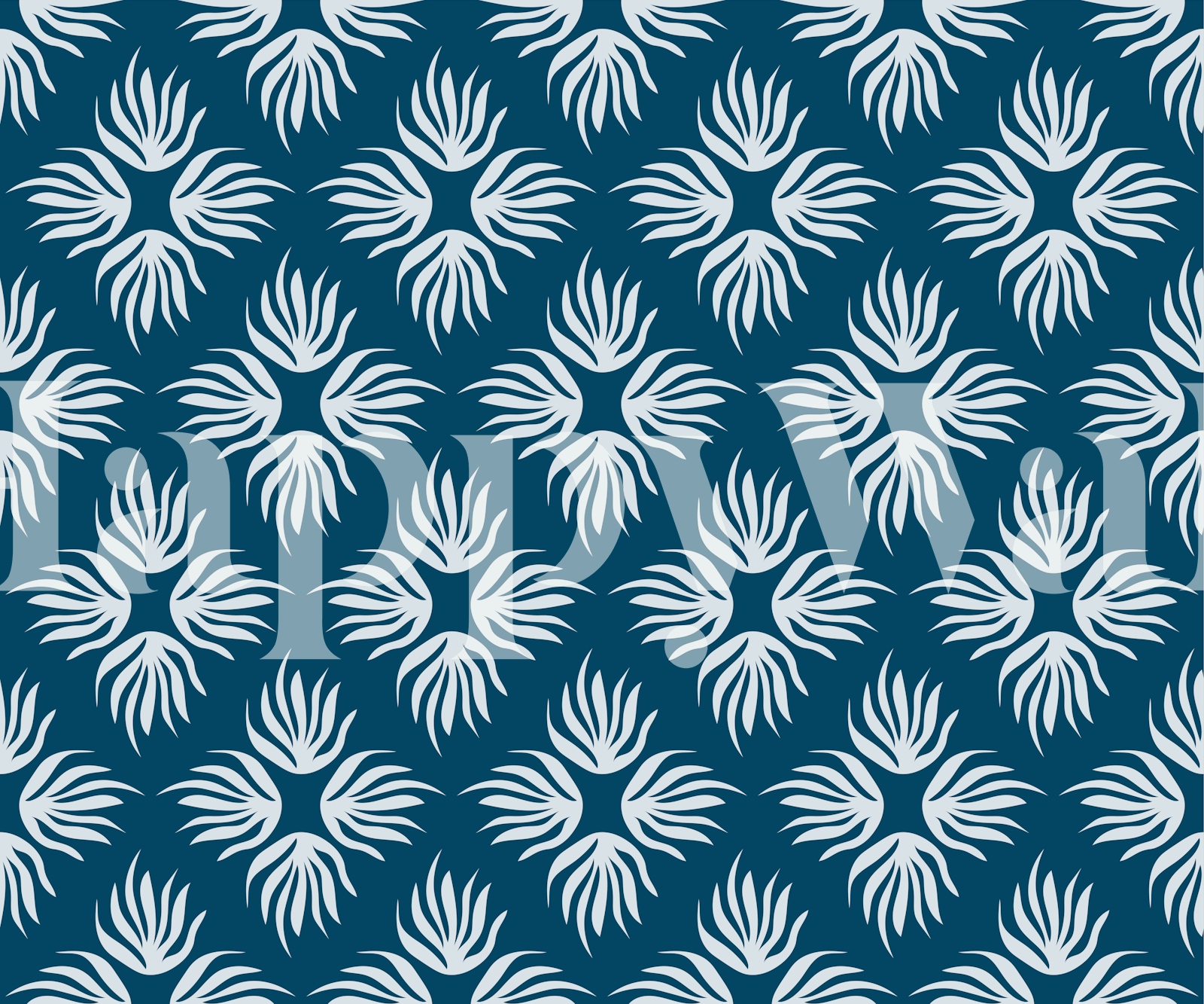 Scandinavian Palm Leaf Scatter Wallpaper | happywall.com