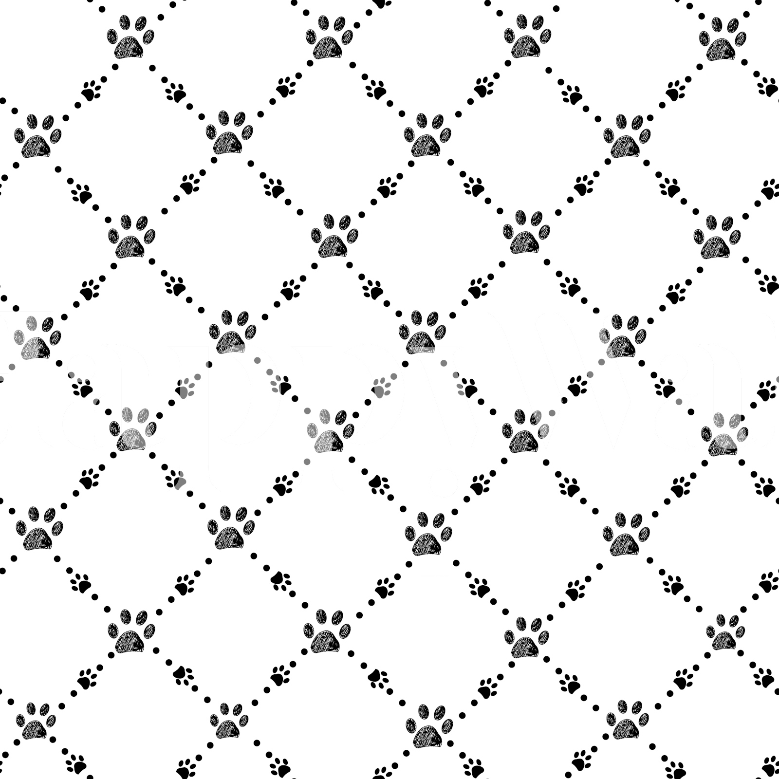 Dog Paw Tracks Wallpaper | Happywall.com
