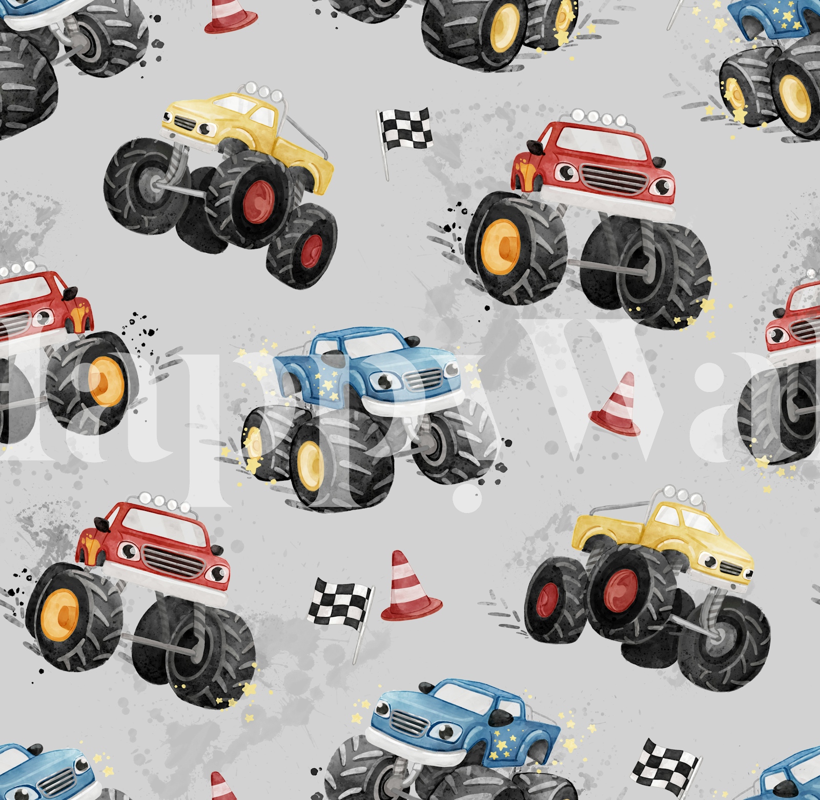 Monster Jam - grey | happywall.com