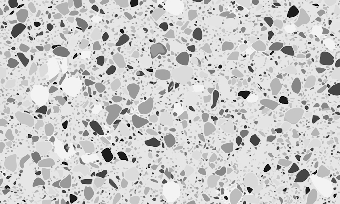 Grey Terrazzo Stone Chips Wallpaper
