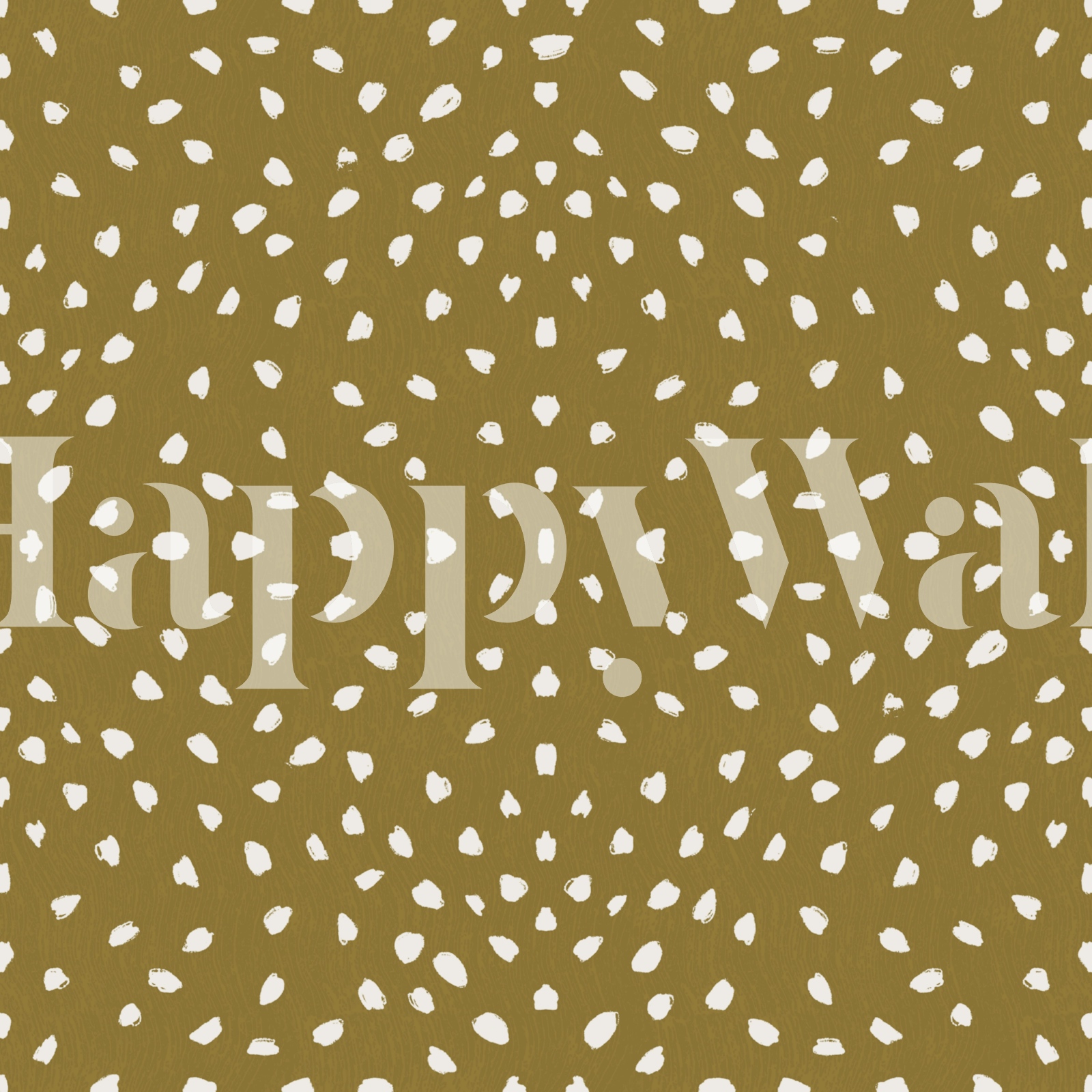 Muted Mustard Petite Scatter Texture Wallpaper