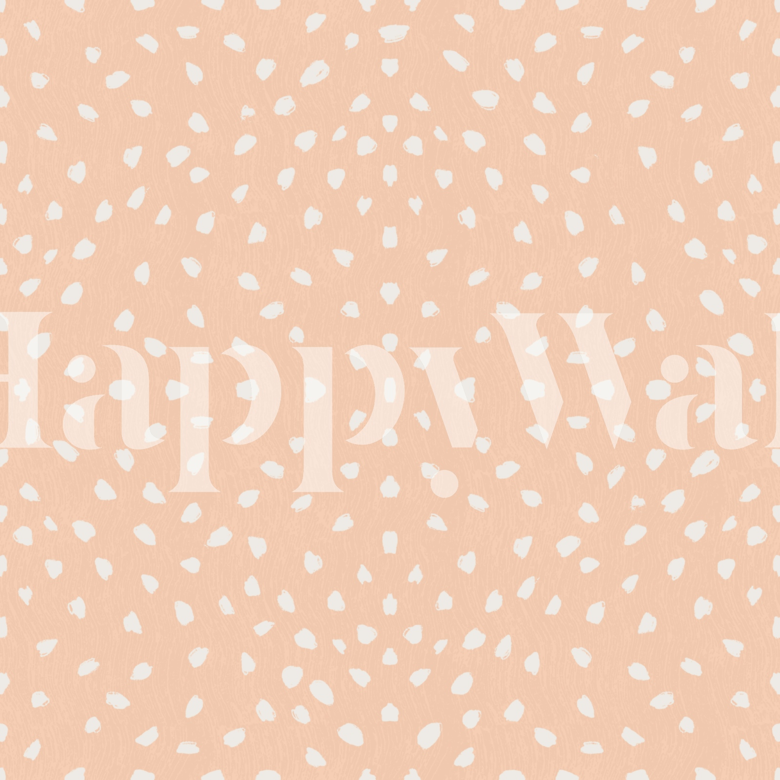 Peach Blush Petite Scatter Texture Wallpaper