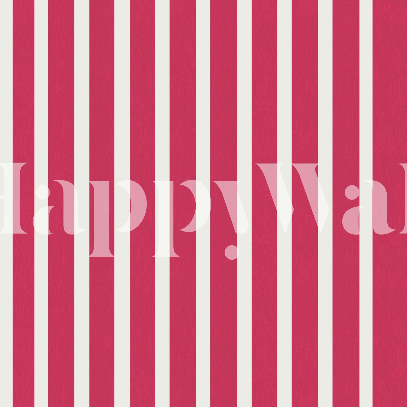 Raspberry Rose Vertical Stripe Wallpaper