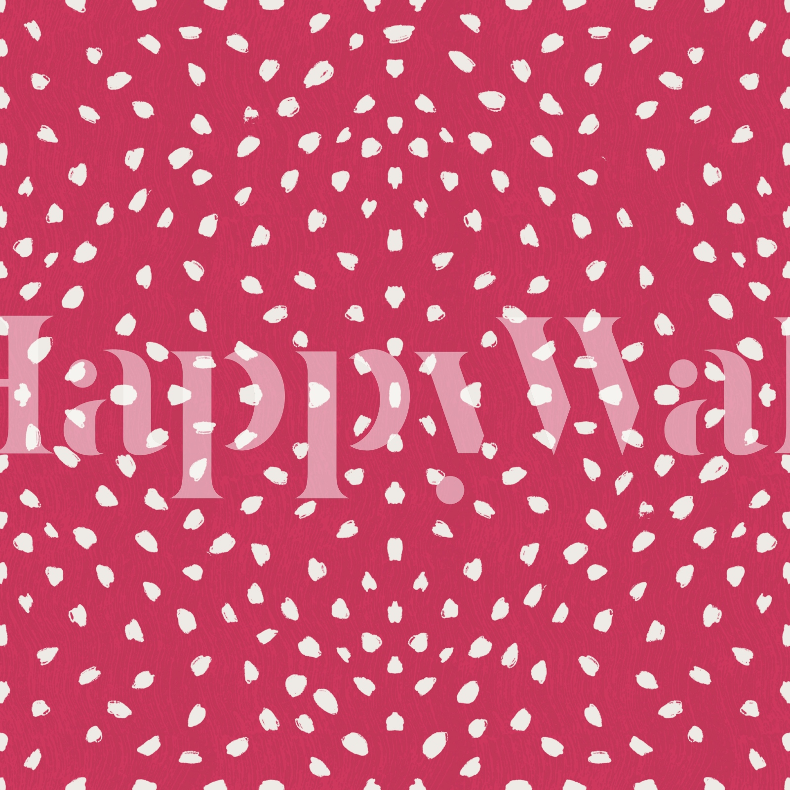 Raspberry Rose Petite Scatter Texture Wallpaper