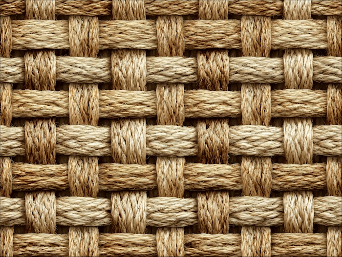 Natural Jute Weave Background Wallpaper
