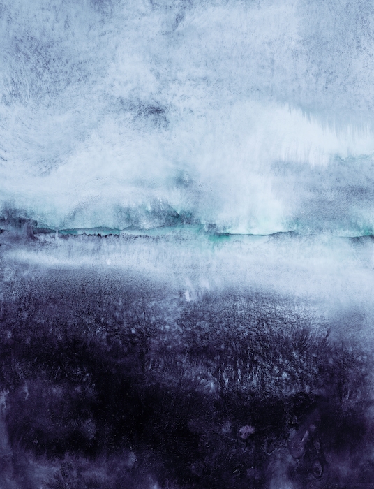Blue Abstract Watercolor Wallpaper