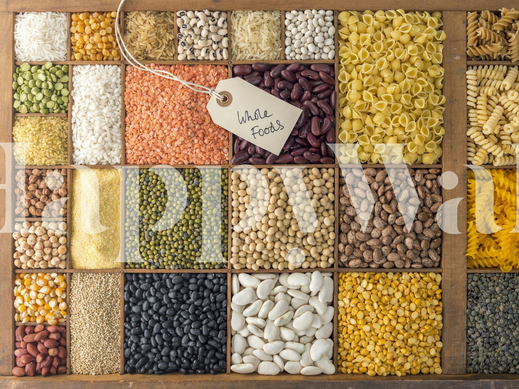 Dry Beans Lentils and Rice Tray - Happywall