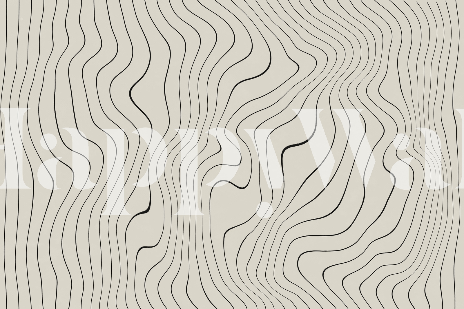 Line Distortion I Wallpaper - Buy Online | Happywall