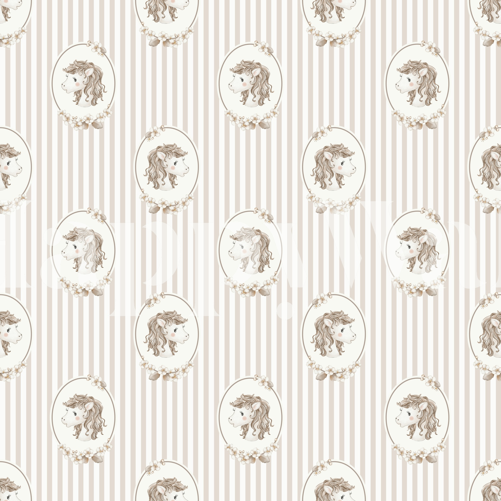 Cute Horse Portrait Wallpaper | happywall.com