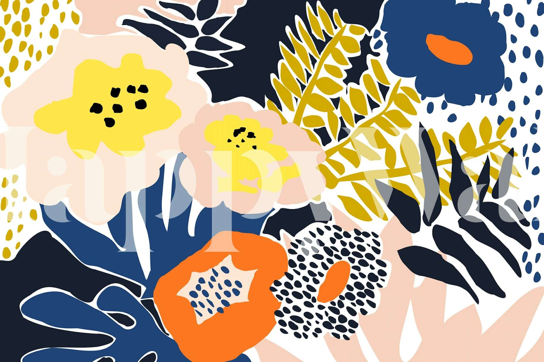 Buy Design for a happy life wallpaper - Happywall