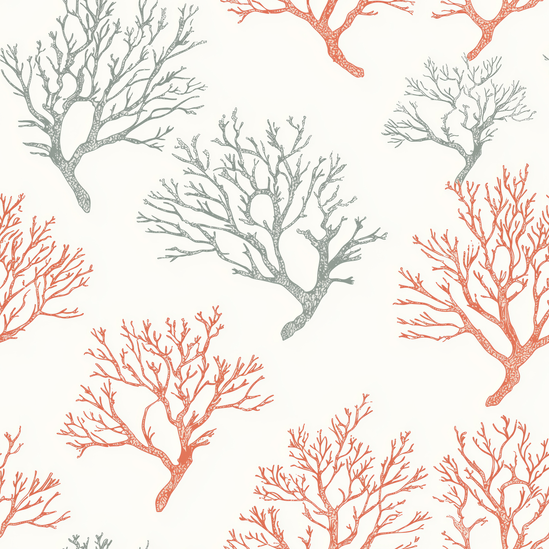 Papel pintado coral marino - happywall.com