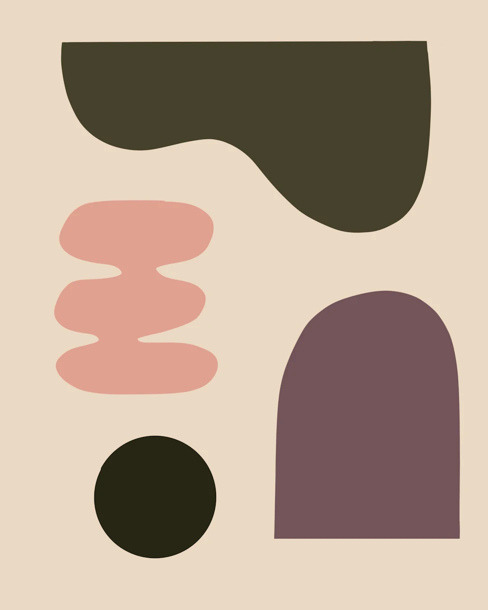 Spaced Out Shapes Wallpaper | Happywall