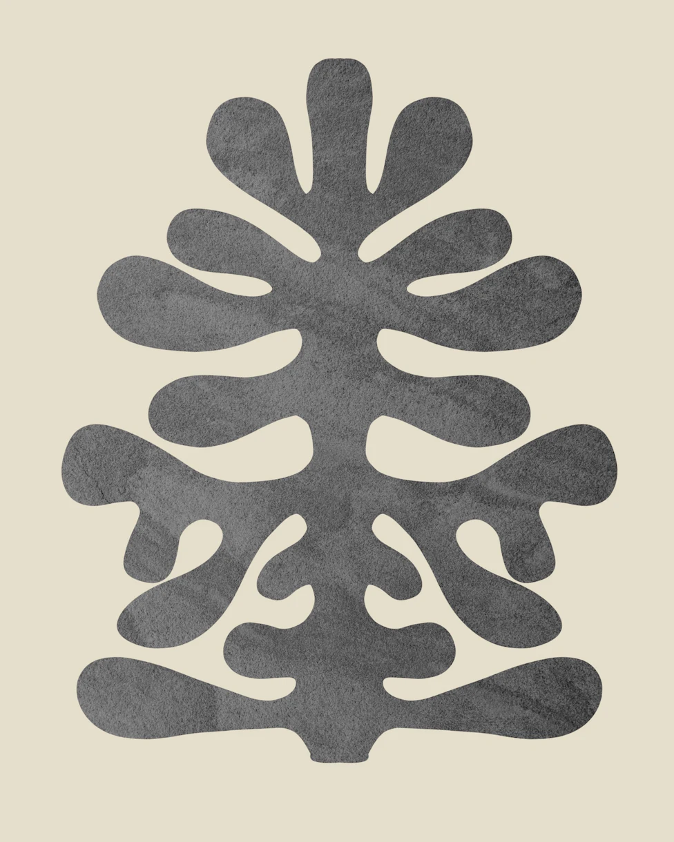 Get lost in nature with our Grainy Tree wallpaper | Happywall
