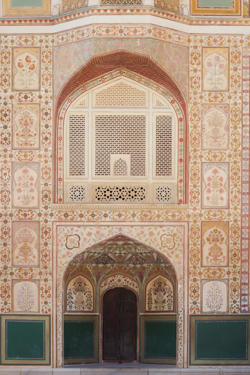 Amber Fort Door wallpaper - Happywall