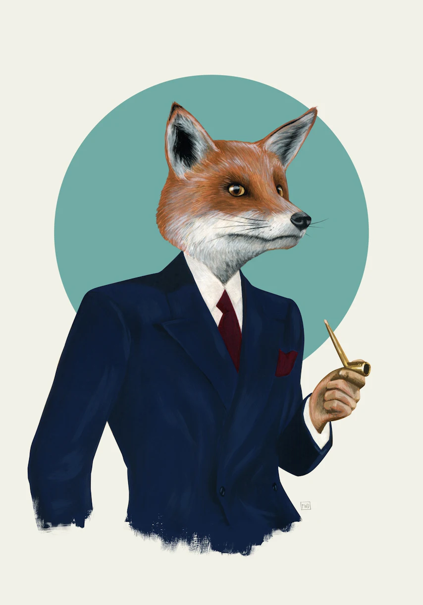 Mr Fox wallpaper - Happywall