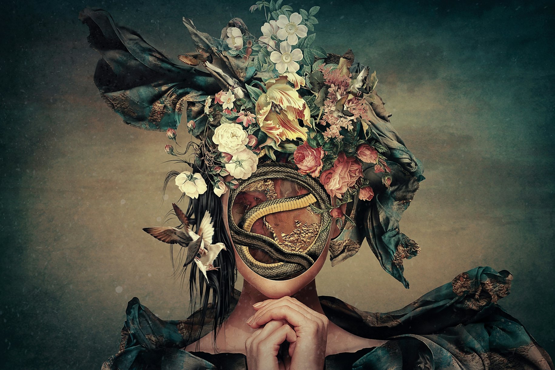 Full of Life Wallpaper - Brighten Up Your Space | Happywall