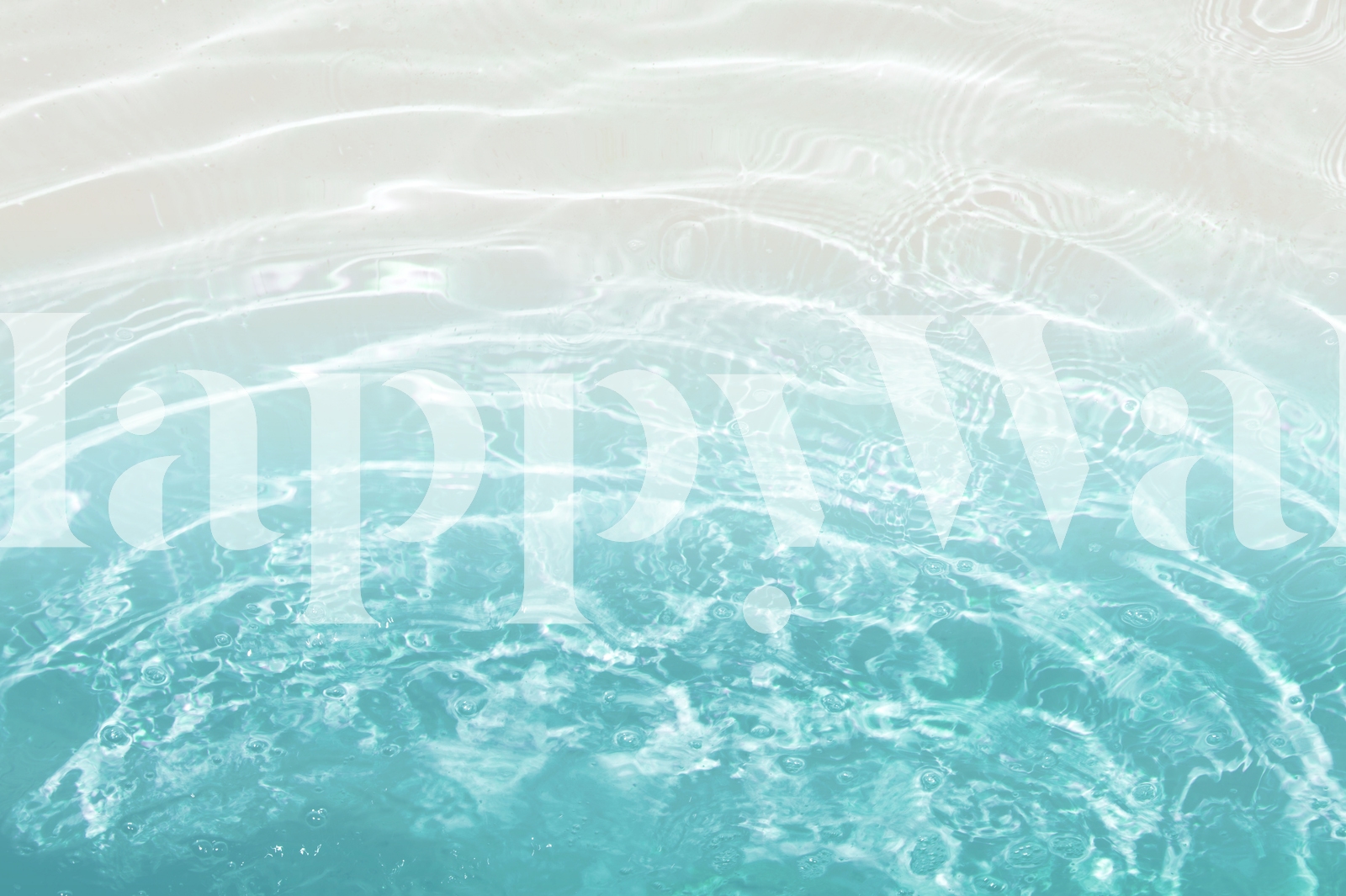 Soft Blue Ocean Waves Wallpaper