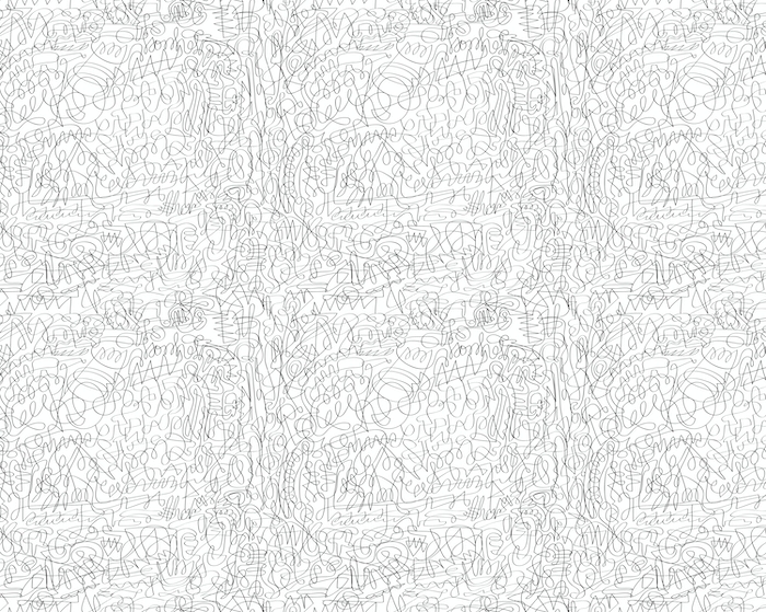 Buy Scribble Pattern Wallpaper Online | Happywall