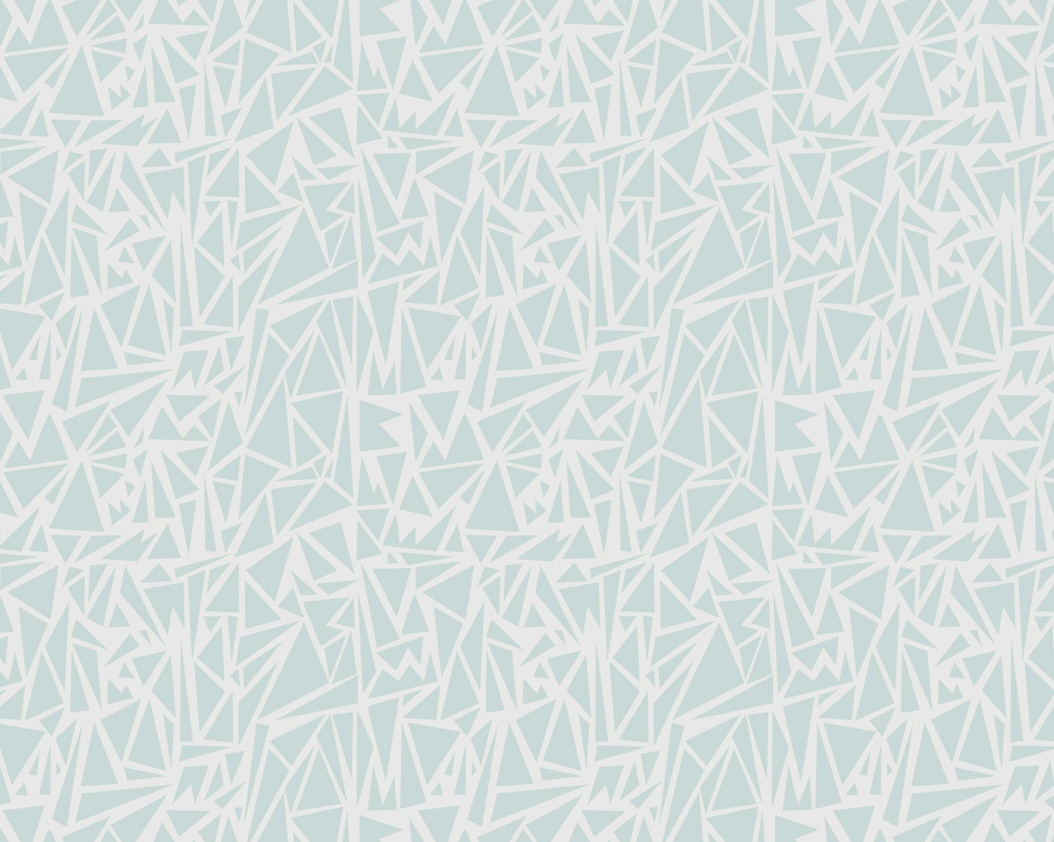 Blue Triangle Pattern Wallpaper - Modern Geometric Wallpaper | Happywall