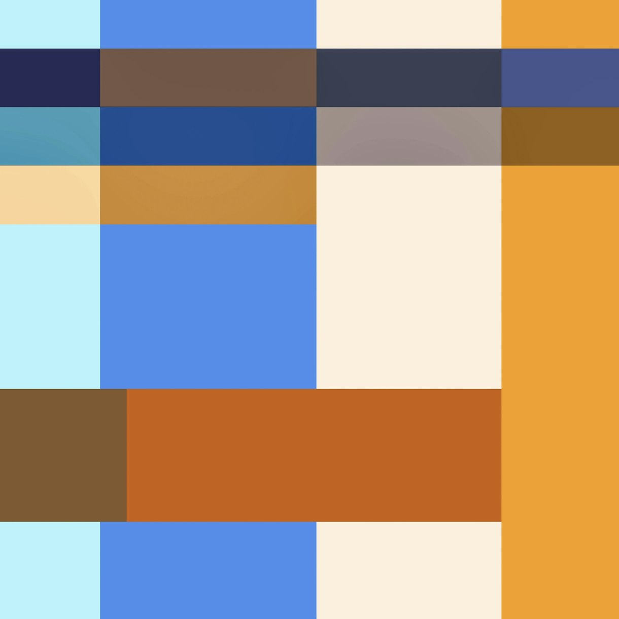 Shop Seasonal Color Block Wallpaper Online - Happywall